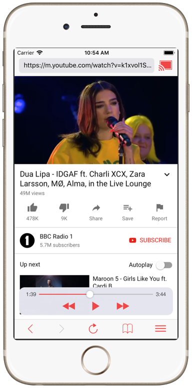 MyCast App - TV Cast Web Videos to Chromecast & Sony TV from iPhone ...